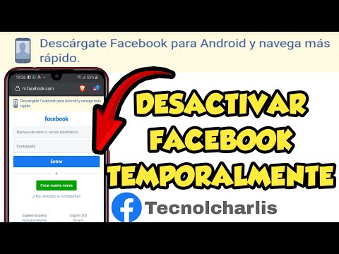 Guía para desactivar temporalmente tu cuenta de Facebook desde tu celular